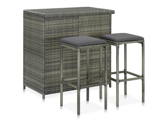 Click here for vidaXL Bar Set 3 Piece High Top Counter Height Tab... prices