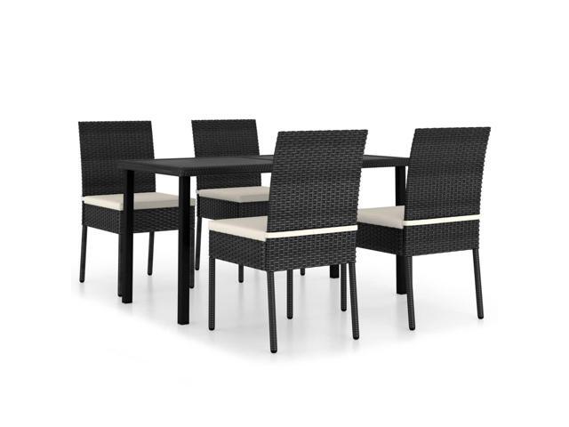 Click here for vidaXL Patio Dining Set 5 Piece Dining Table and C... prices