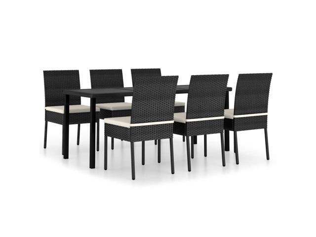 Click here for vidaXL Patio Dining Set 7 Piece Dining Table and C... prices