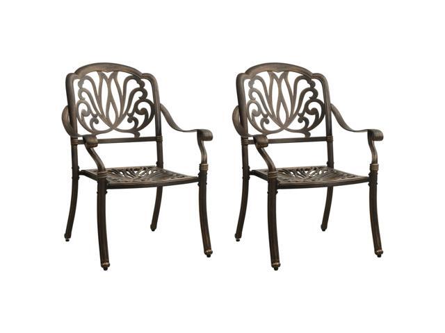Click here for vidaXL Patio Chairs 2 Pcs Patio Furniture for Gard... prices