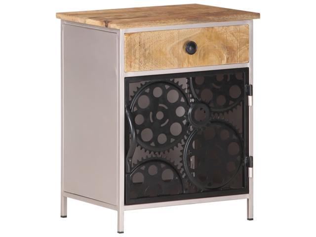 Click here for vidaXL Cabinet End Table with Real Bicycle Chain W... prices