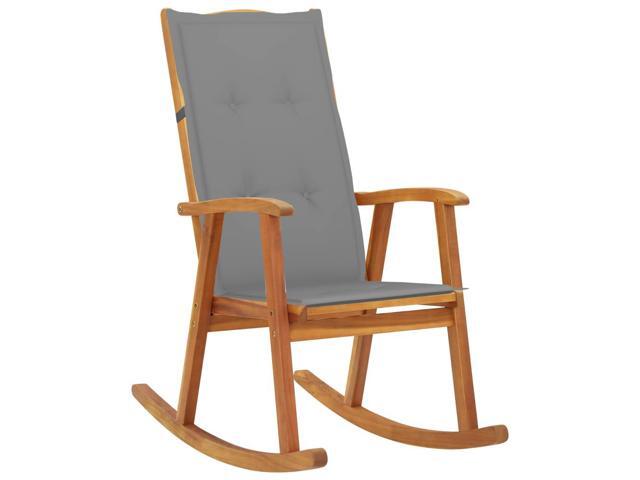 Click here for vidaXL Solid Wood Acacia Rocking Chair with Cushio... prices