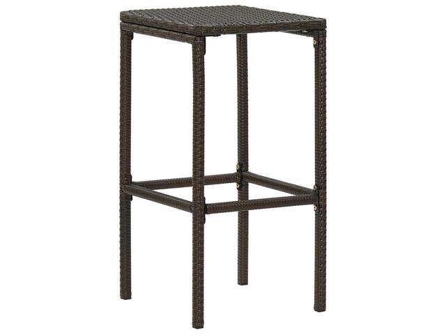 Click here for vidaXL Bar Stools with Cushions 2 pcs Brown Poly R... prices