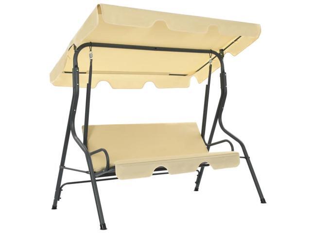 Click here for vidaXL Patio Swing Chair Outdoor Bench with Canopy... prices