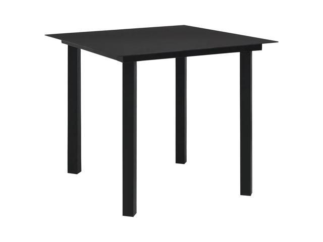 Click here for vidaXL 5 Piece Patio Dining Set Black Glass and St... prices