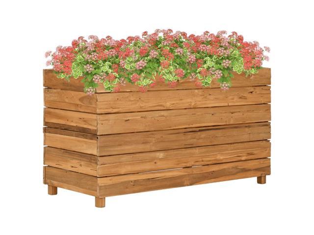 Click here for vidaXL Raised Bed 39.4x15.7x21.7 Recycled Teak and... prices