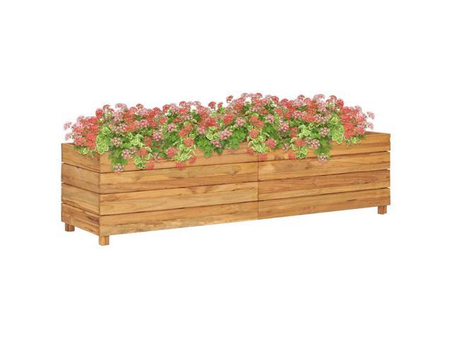 Click here for vidaXL Raised Bed 59.1x15.7x15 Recycled Teak and S... prices