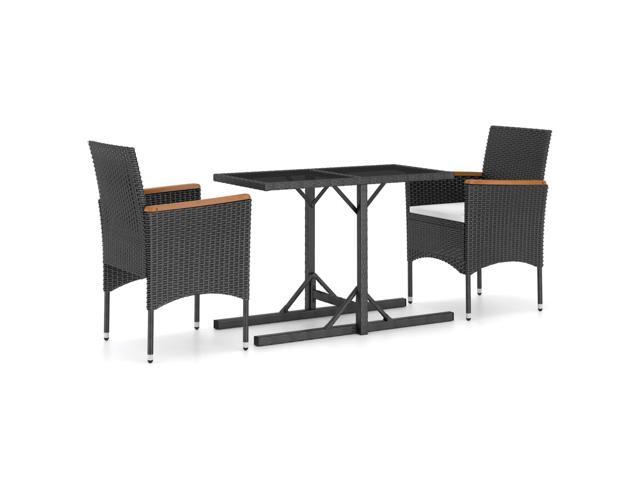 Click here for vidaXL Patio Dining Set 3 Piece Patio Table and Ch... prices