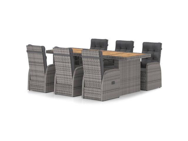 Click here for vidaXL Patio Dining Set Outdoor Table and Chair Se... prices