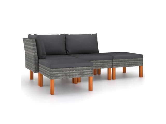 Click here for vidaXL Patio Sofa 4 Piece Outdoor Sofa Patio Couch... prices