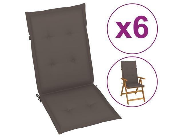 Click here for vidaXL Chair Cushion 6 Pcs Outdoor Garden High Bac... prices