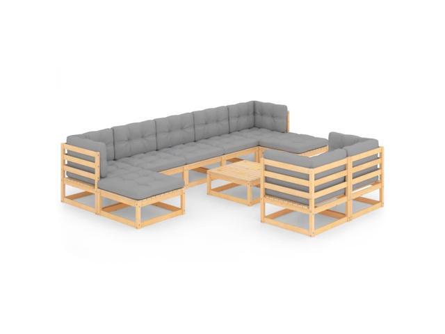 Click here for vidaXL Patio Furniture Set 10 Piece Sofa Set with... prices