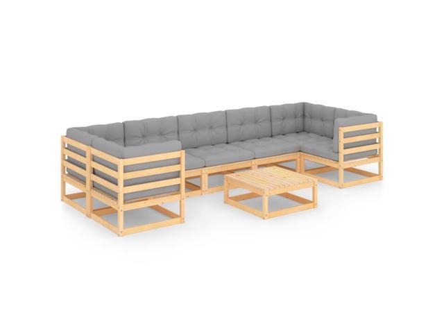 Click here for vidaXL Patio Furniture Set 8 Piece Sofa Set with C... prices