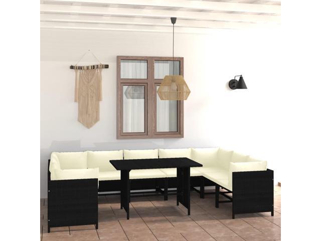 Click here for vidaXL Patio Lounge Set Sofa Couch 10 Piece with C... prices