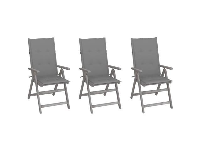 Click here for vidaXL Outdoor Recliner Chairs 3 Pcs Patio Chair w... prices