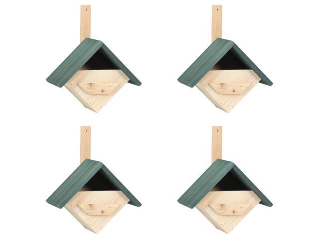 Click here for vidaXL Bird House 4 Pcs Wooden Bird House for Finc... prices