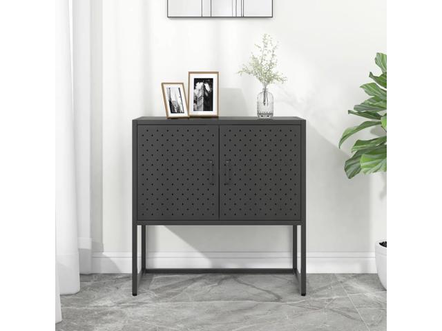 Click here for vidaXL Sideboard Anthracite 29.5 Steel Home Storag... prices