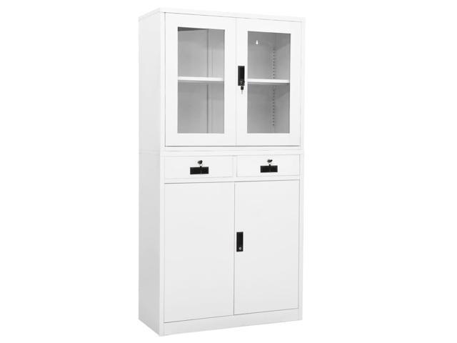 Click here for vidaXL Filing Cabinet Storage Cabinet Locker White... prices