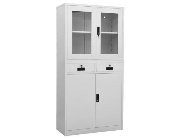 Click here for vidaXL Office Cabinet Storage File Cabinet Light G... prices