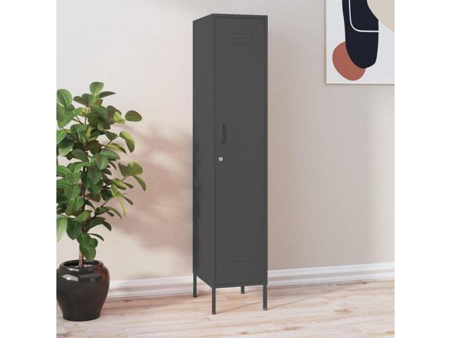 Click here for vidaXL Locker Cabinet Anthracite Steel Home Office... prices