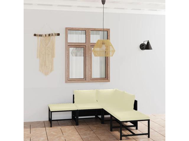 Click here for vidaXL Patio Lounge Set 9 Piece Sectional Sofa wit... prices