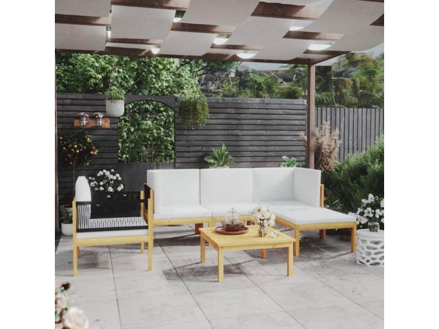 Click here for vidaXL Patio Lounge Set 6 Piece Sofa with Cushions... prices