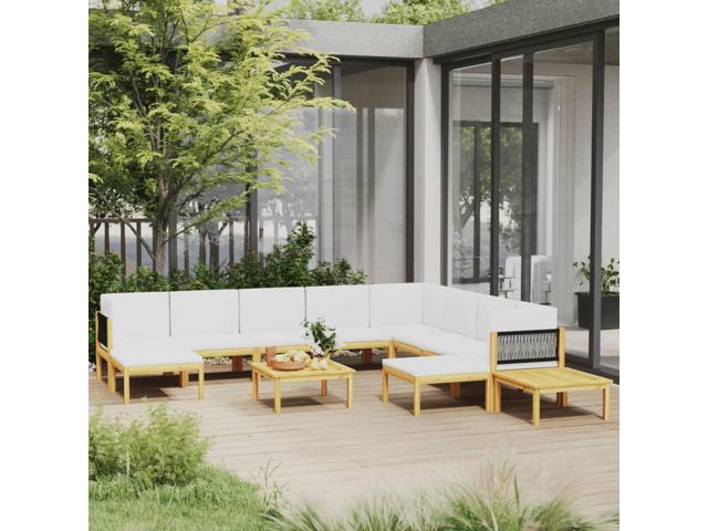 Click here for vidaXL Patio Lounge Set 12 Piece Sofa with Cushion... prices