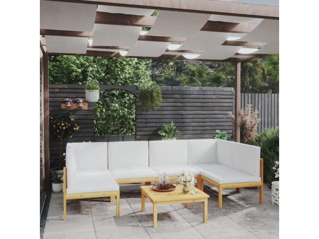 Click here for vidaXL Patio Lounge Set 7 Piece Sofa with Cushions... prices