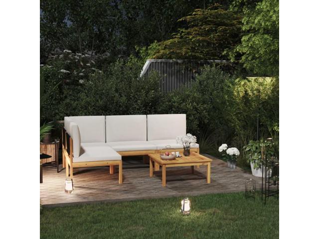 Click here for vidaXL Patio Lounge Set 5 Piece Sofa with Cushions... prices