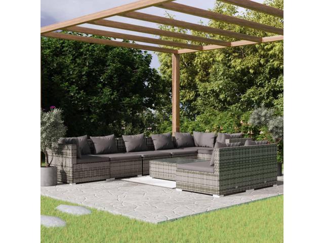 Click here for vidaXL Patio Lounge Set Outdoor Sectional Sofa Set... prices