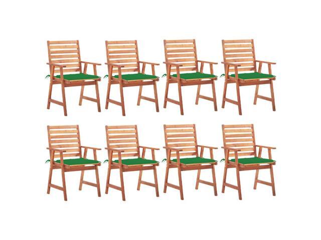 Click here for vidaXL Patio Dining Chairs 8 Pcs Outdoor Chair wit... prices