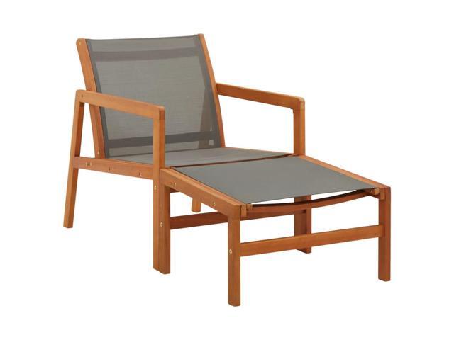 Click here for vidaXL Patio Chair Lounge Chair with Footrest Soli... prices