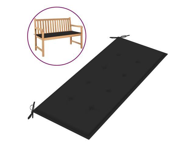 Click here for vidaXL Garden Bench Cushion Black 120x50x4 cm Oxfo... prices