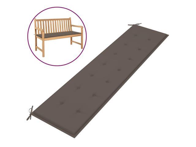 Click here for vidaXL Garden Bench Cushion Taupe 200x50x4 cm Oxfo... prices
