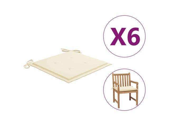 Click here for vidaXL Chair Cushion 6 Pcs Outdoor Patio Seat Cush... prices