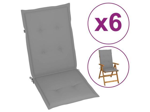 Click here for vidaXL Chair Cushion 6 Pcs Outdoor Garden High Bac... prices