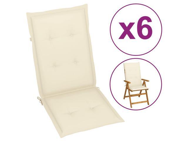Click here for vidaXL Chair Cushion 6 Pcs Outdoor Garden High Bac... prices