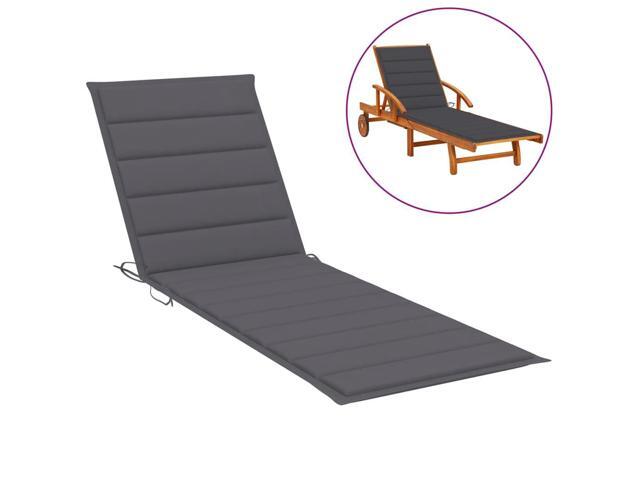 Click here for vidaXL Sun Lounger Cushion Anthracite 78.7 Fabric... prices