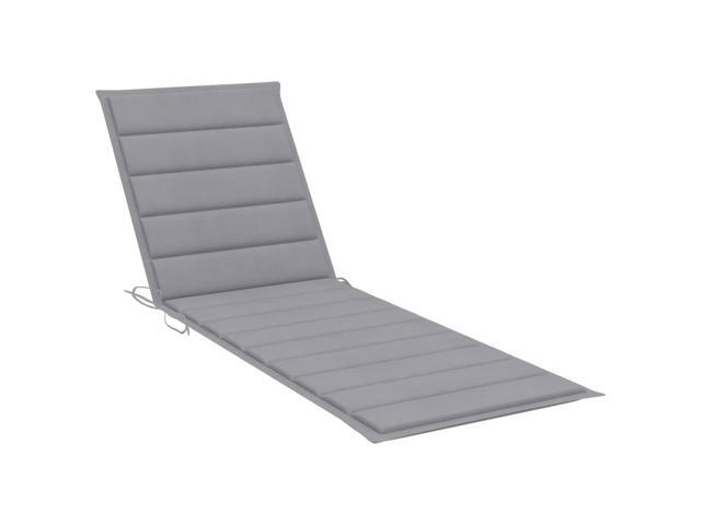 Click here for Sun Lounger Cushion Gray 78.7x23.6x1.2 Oxford Fabr... prices