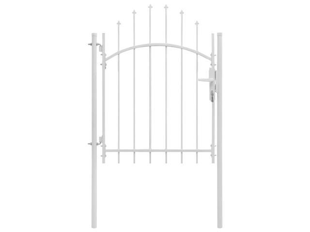 Click here for vidaXL Fence Gate Metal Fence Post Garden Gate for... prices