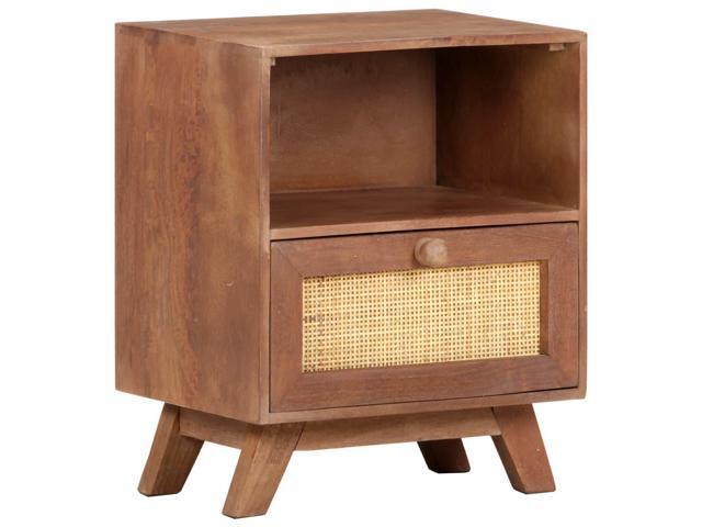 Click here for vidaXL Cabinet Bedside Table with Solid Wood Legs... prices