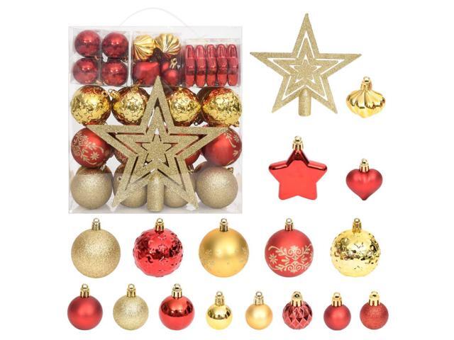 Click here for vidaXL Christmas Bauble Set 70 Piece Christmas Bal... prices