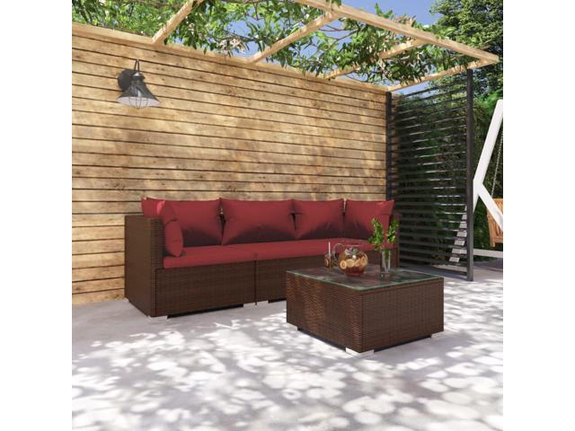 Click here for vidaXL Patio Lounge Set Outdoor Sectional Sofa Set... prices