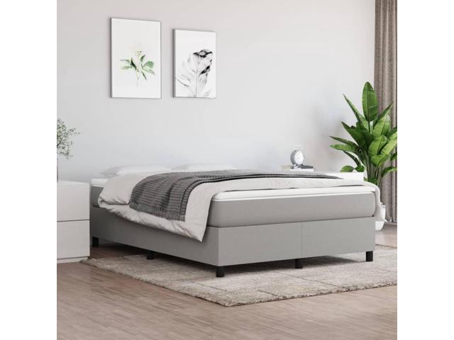Click here for vidaXL Bed Frame Platform Bed for Bedroom Light Gr... prices