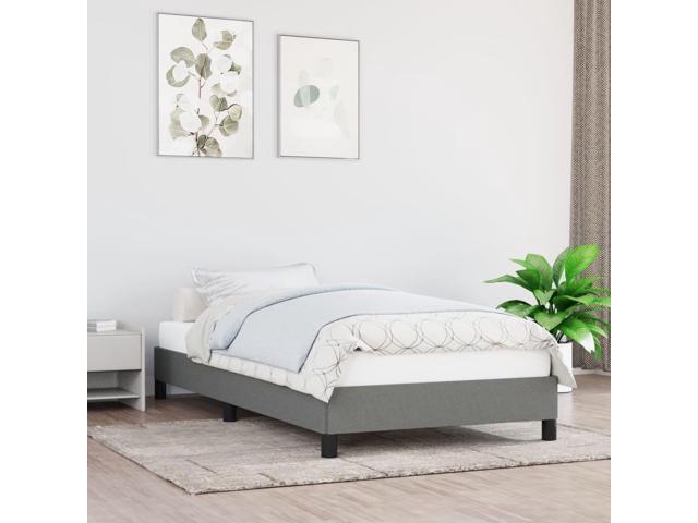 Click here for vidaXL Bed Frame Base Bedroom Furniture Light Gray... prices