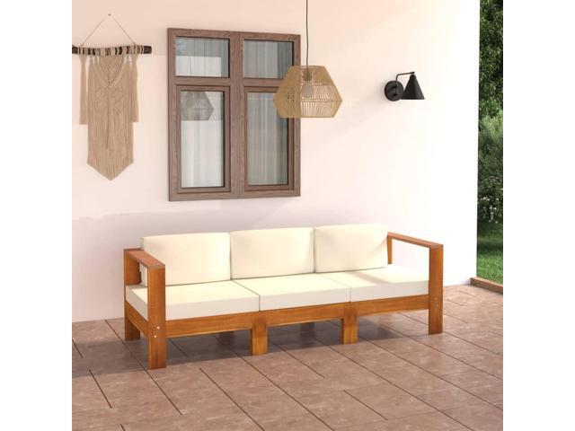 Click here for vidaXL Patio Sofa Outdoor 3-Seater Sofa Sectional... prices