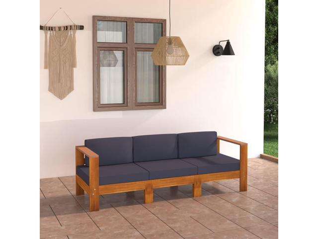 Click here for vidaXL Patio Sofa Yard Outdoor Sofa Couch with Dar... prices