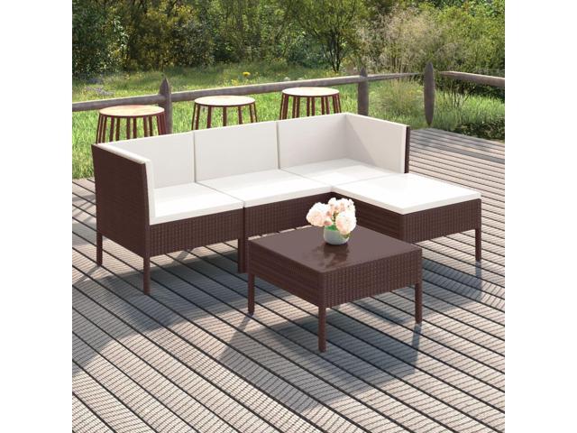 Click here for vidaXL Patio Lounge Set Outdoor Sectional Sofa Set... prices