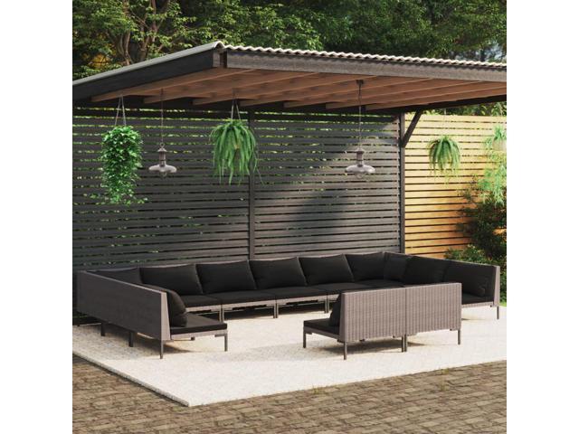 Click here for vidaXL Patio Lounge Set Outdoor Sectional Sofa 12... prices