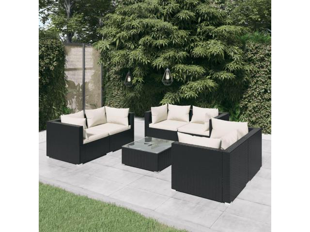 Click here for vidaXL Patio Lounge Set Outdoor Sectional Sofa Set... prices